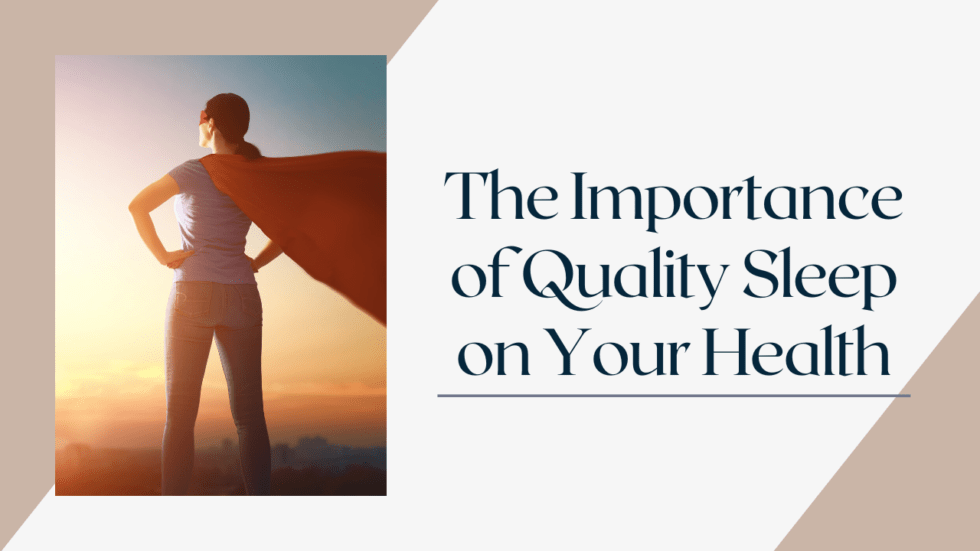 The Importance of Quality Sleep on Your Health | Impact Myofunctional ...